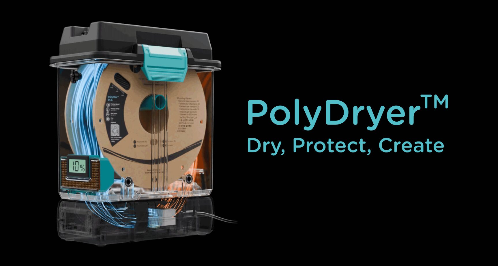 Polymaker PolyDryer™ - Your Ultimate 3D Filament Drying & Storage Solution - Polymaker