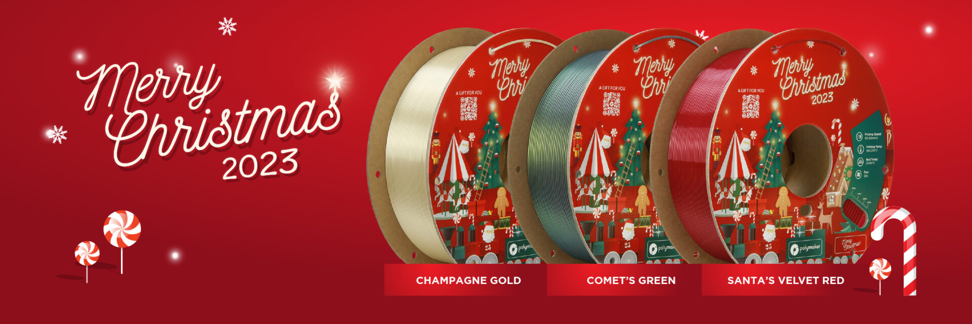 Introducing the Enchanting 2023 Polymaker Christmas Bundle! - Polymaker